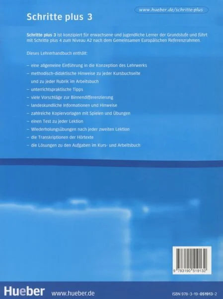 Schritte plus 3. Lehrerhandbuch – deinbuchshop.de